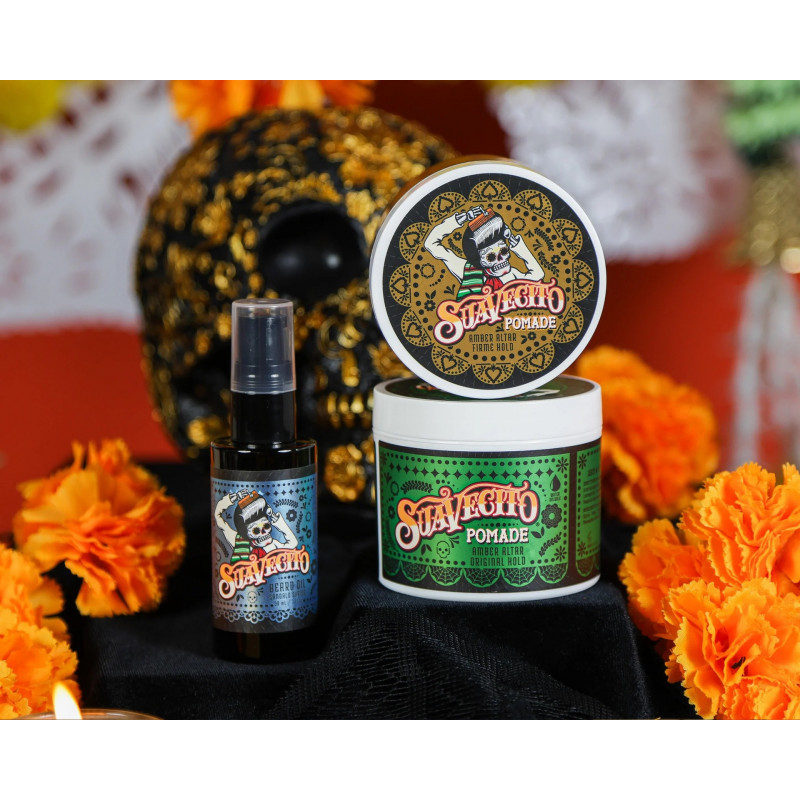 Art du Barbier - Pommade à cheveux tenue moyenne Suavecito X Amber Altar